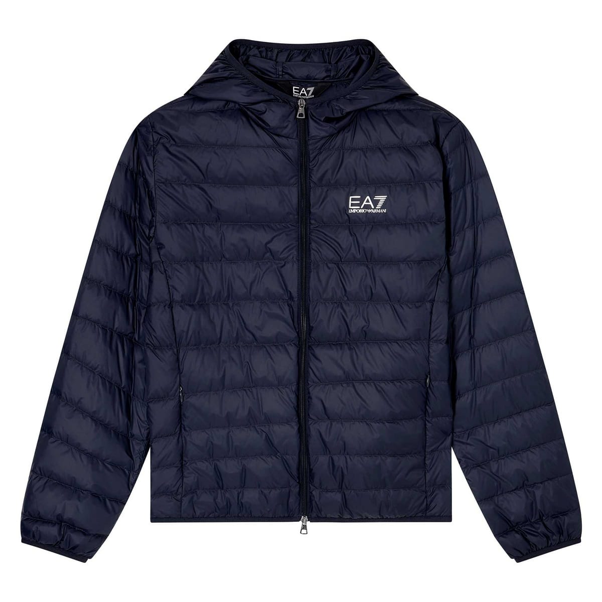 EA7 EMPORIO ARMANI - PIUMINO CON CAPPUCCIO CORE ID - 051693201_1200 - NERO - Piumini - Giacconi ...