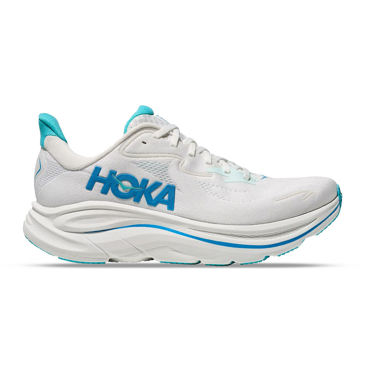 HOKA - CLIFTON 10 - 050502201_WKY - WHITE / SKYWARD - A3 max ammortizzamento - Scarpe - Running ...